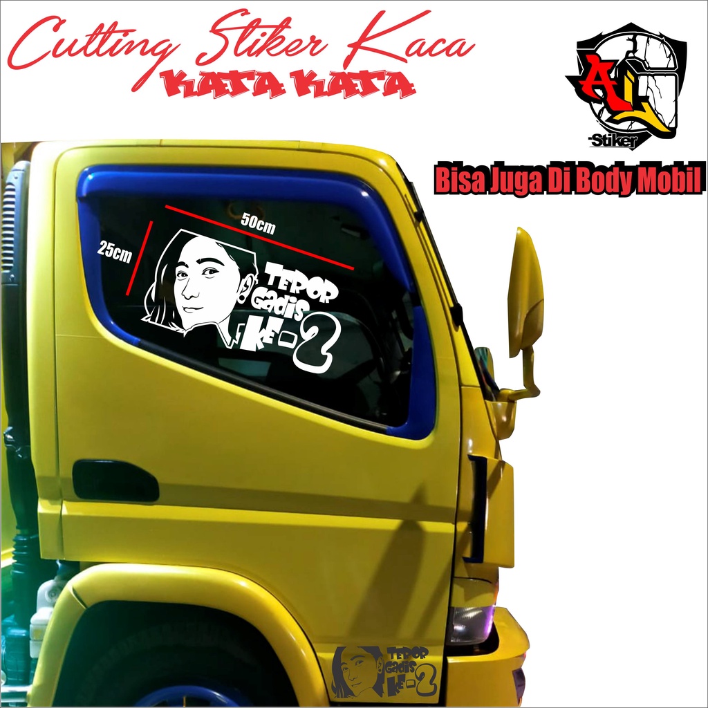 Jual STIKER/STIKER/CATING/CUTTING/SC.025/STIKER KACA/STIKER KATA KATA ...