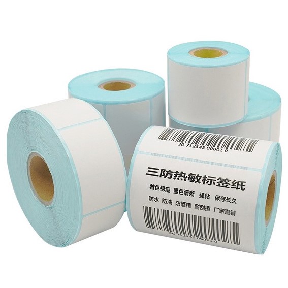 Jual STC008 Stiker Label Gulung Polos Sticker Barcode Printer Tempel ...