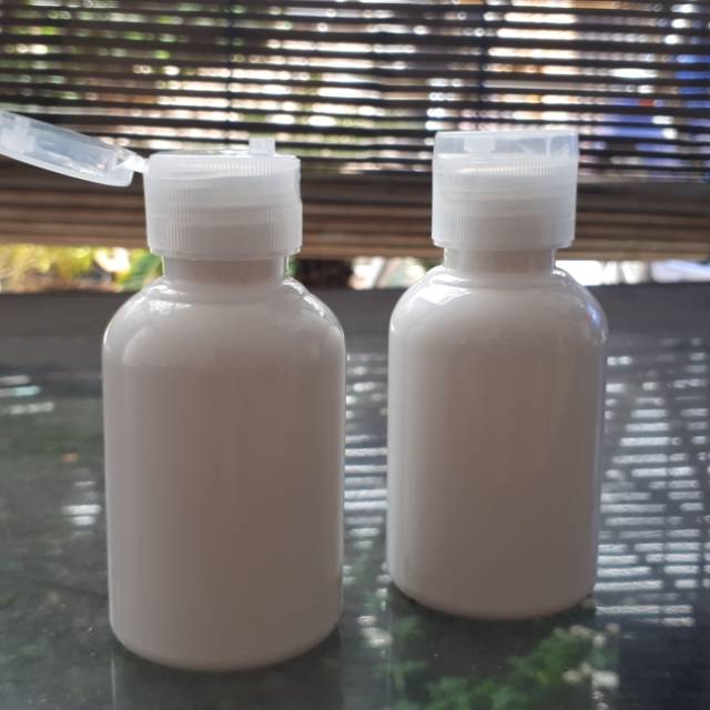 Jual Botol 100 - 120ml / Botol Handsanitizer Flip Top Putih 100 ml ...