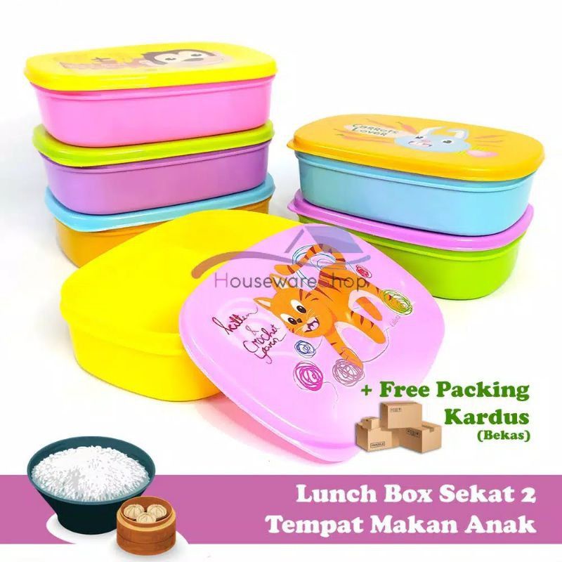 Jual OMP / Tempat Makan / Lunch Box Kecil Calista | Shopee Indonesia
