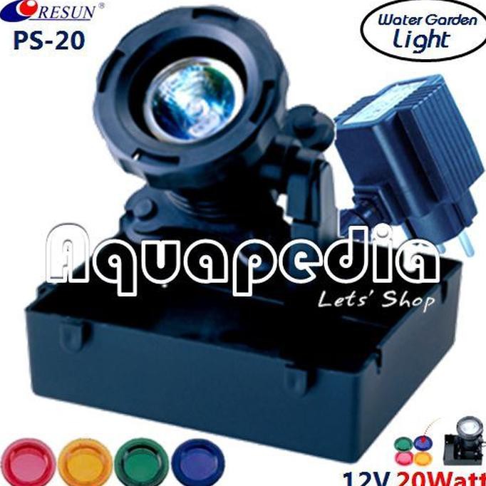 Jual Resun Ps-20 Lampu Sorot Kolam Underwater Garden Spot Light Murah ...