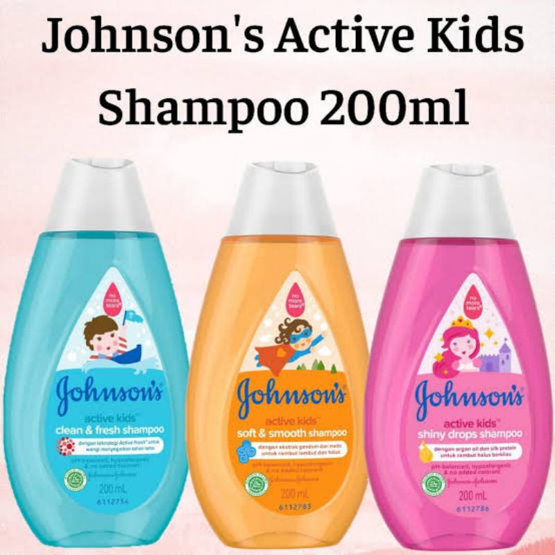 Jual JOHNSON'S BABY Shampoo Active Kids Shampoo 200ml | Shopee Indonesia