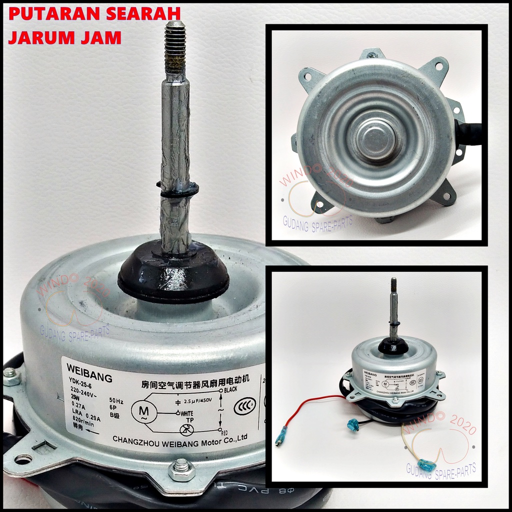 Jual FAN KIPAS OUT DOOR / FAN AC OUT DOOR / MOTOR FAN AC OUTDOOR ...