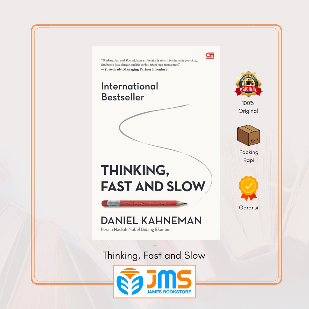 Jual Buku Thinking, Fast and Slow - Daniel Kahneman | Shopee Indonesia