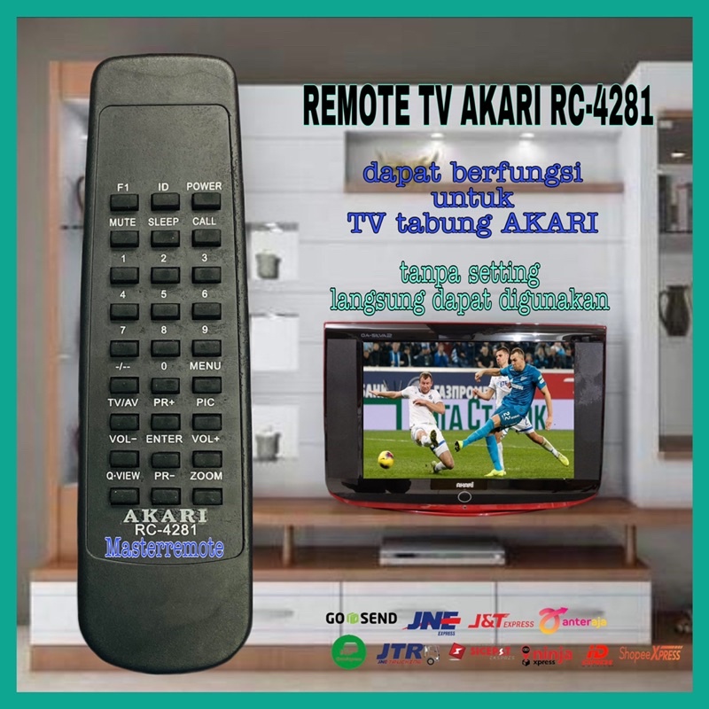 Jual REMOT REMOTE TV AKARI RC4281 | Shopee Indonesia