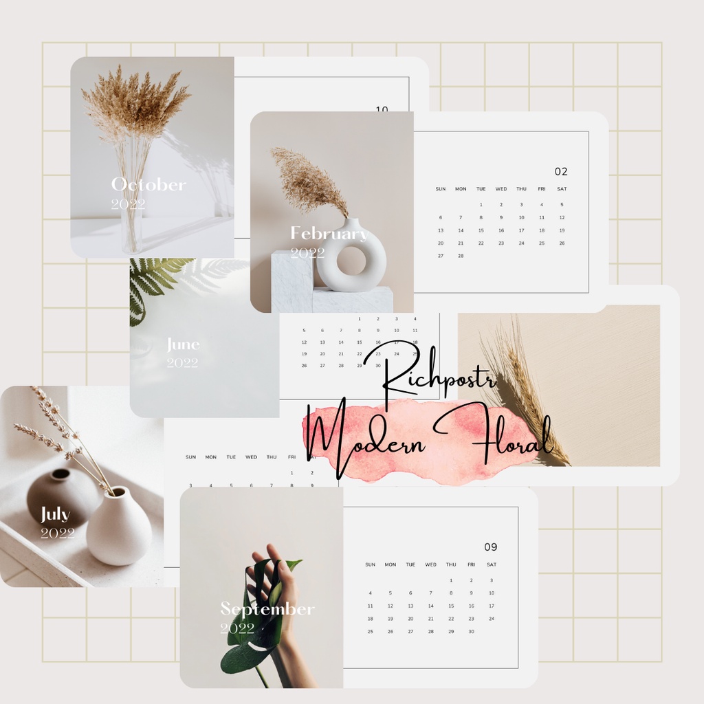 Jual PLANNER KALENDER AESTHETIC 2023 (12halaman) - TEMA VOL.3 FRESH ...