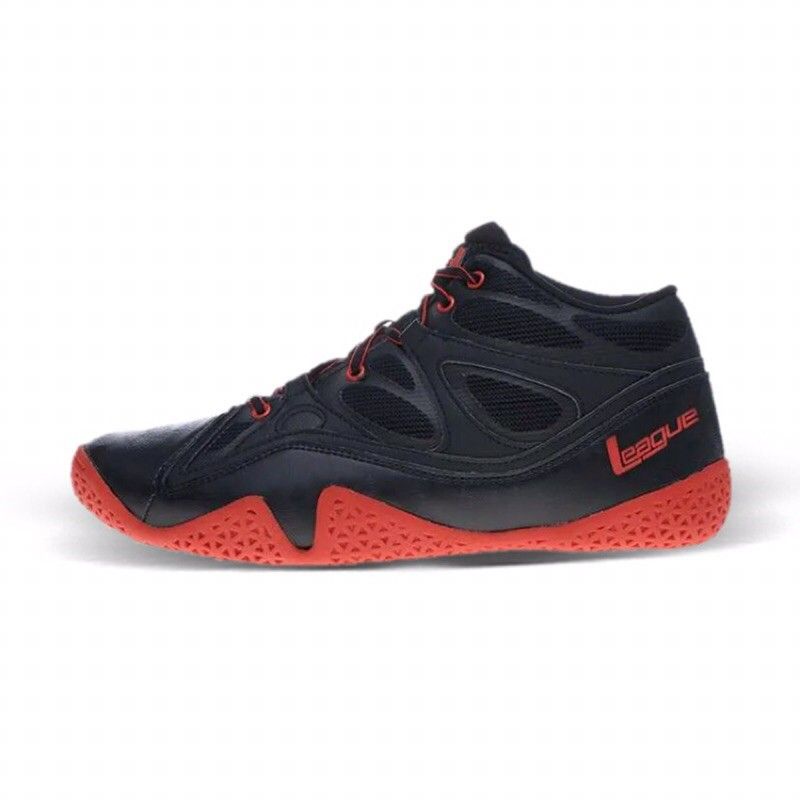 Jual Sepatu League Basket Ballistic Hitam Merah Pemula Original ...