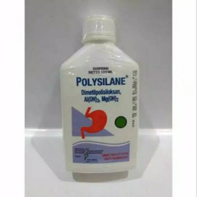 Jual POLYSILANE SIRUP 100 ml/OBAT LAMBUNG CAIR | Shopee Indonesia