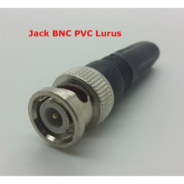 Jual Jack BNC male PVC model Lurus/ KONEKTOR CCTV | Shopee Indonesia