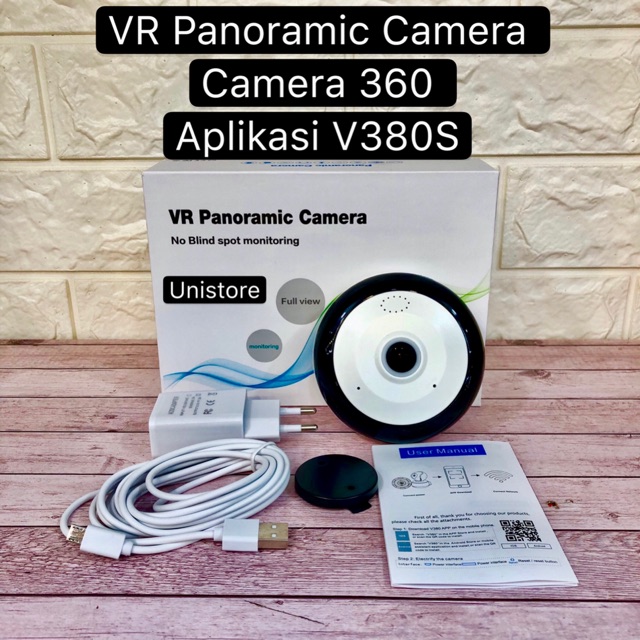 Jual Ipcam 360 Ip cam 360 Ip camera 360 panoramic camera 360 V380 ...