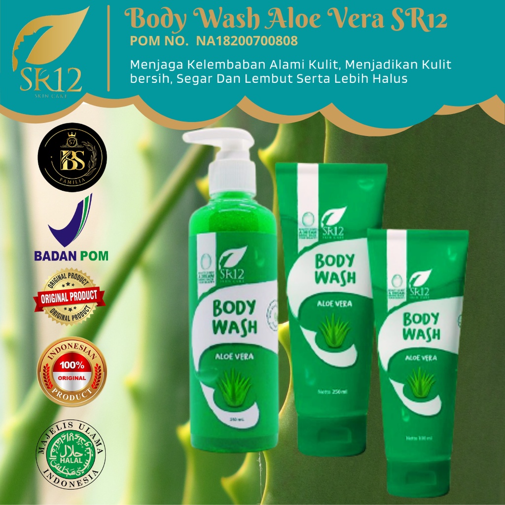Jual Sabun Mandi SR12 Body Wash Aloevera SR12 Sabuni Lidah Buaya Sabun ...