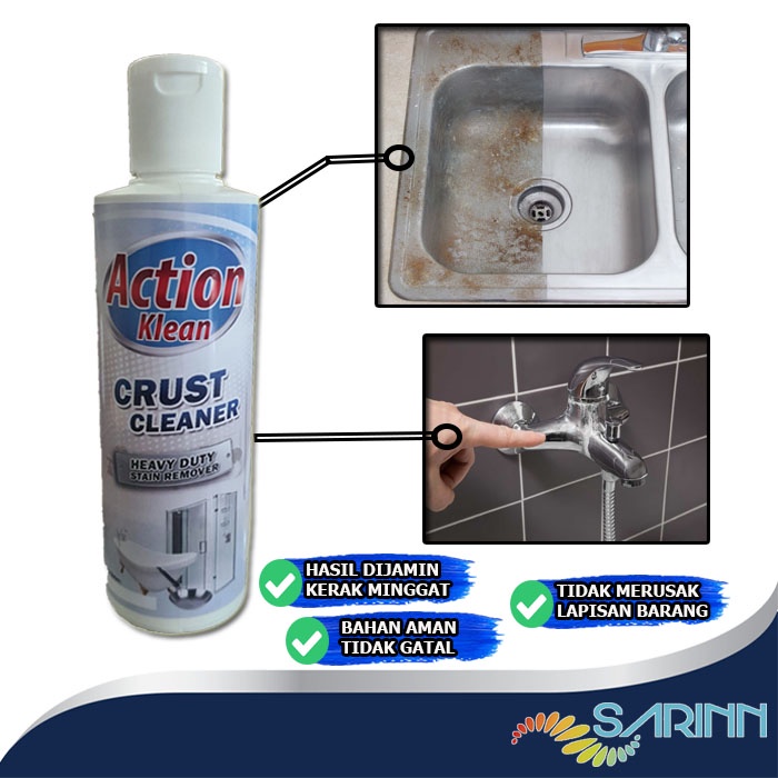 Jual PEMBERSIH KERAK STAINLESS SERBAGUNA CRUST CLEANER BAHAN AMAN BEBAS ...