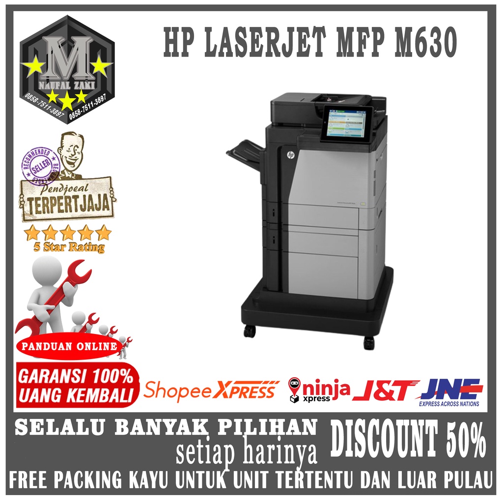 Jual HP LaserJet Enterprise M630 MFP Mesin Foto Copy | Shopee Indonesia