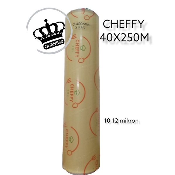 Jual CHEFFY WRAPPING ROLL 40cm x 250 meter PLASTIK WRAP KEMASAN MAKANAN ...