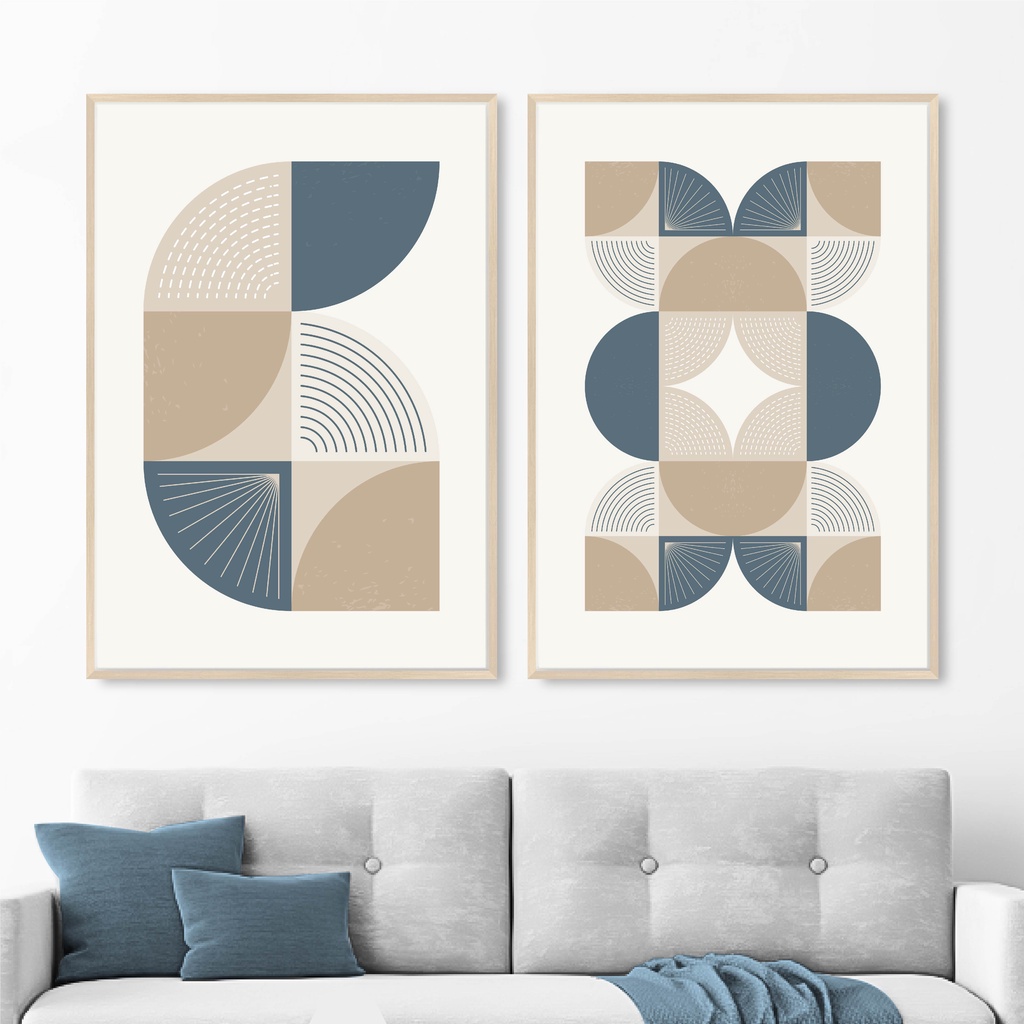 Jual Hiasan Dinding Ruang Tamu Minimalis 80x57cm & 40x57cm INCLUDE ...