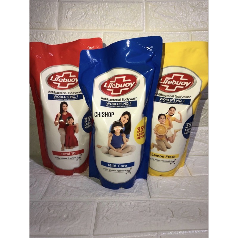 Jual Lifebuoy SABUN MANDI CAIR BODY WASH LEMON / MERAH / BIRU / MILD ...
