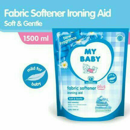 Jual My Baby Fabric Softener Plus Ironing aid Soft and Gentle (1400ml) | Shopee Indonesia