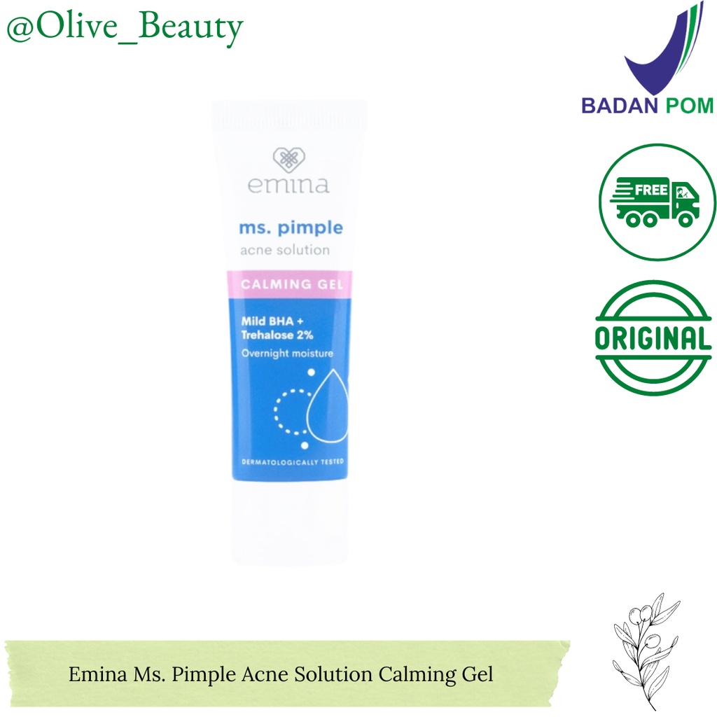 Jual Emina Ms Pimple Acne Solution Calming Gel 20ml. | Shopee Indonesia
