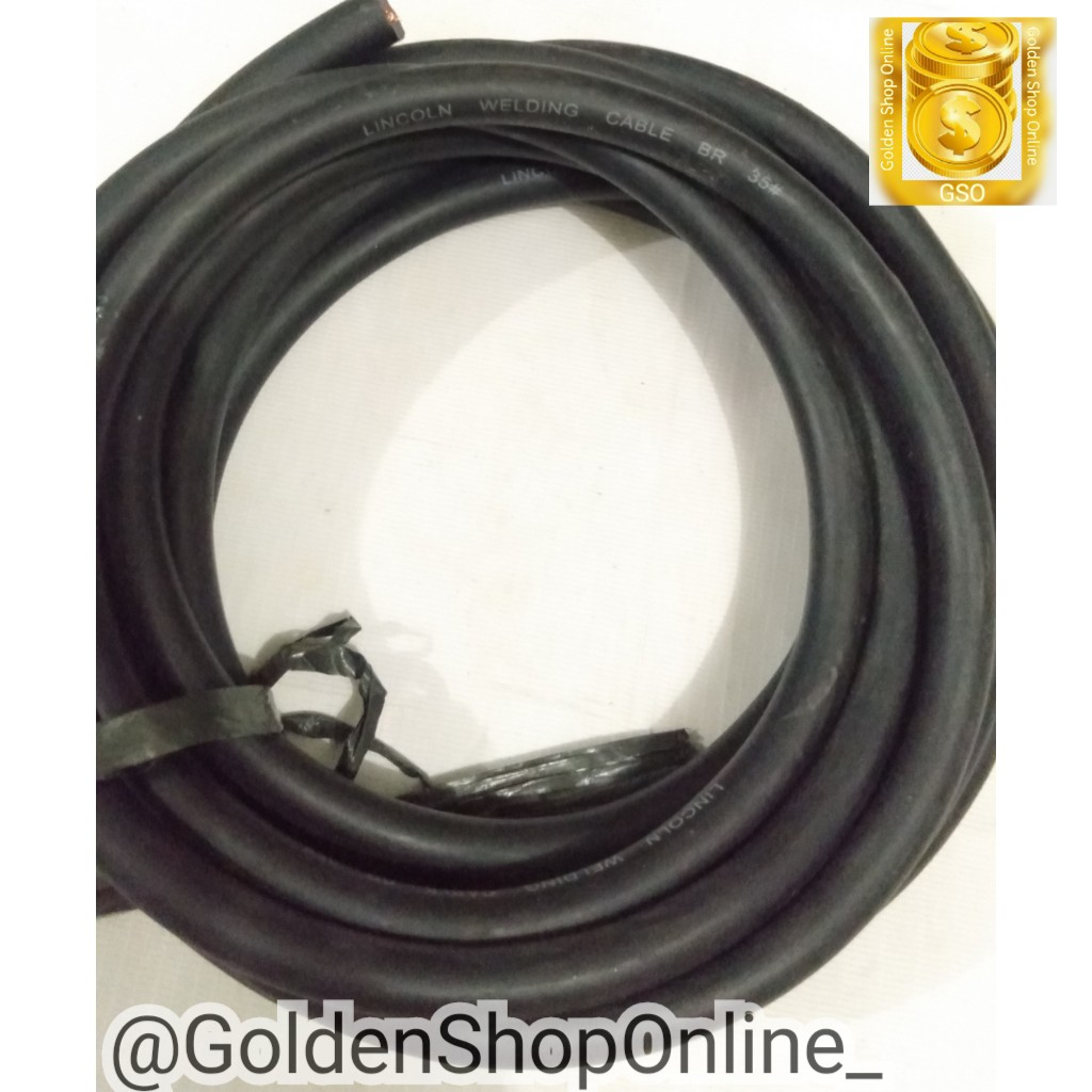 Jual Kabel Las 35mm Lincoln Warna Hitam Dan Orange ( 5 meter ) | Shopee ...