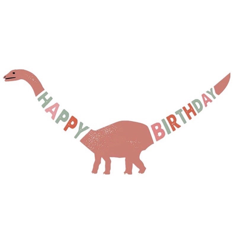 Jual Banner happy birthday dinosaurus / dino dinosaurs badan | Shopee ...