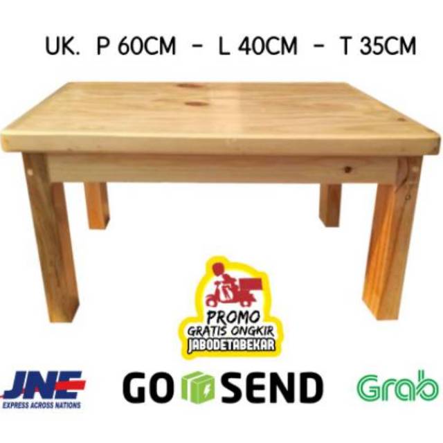 Jual Meja Lesehan 60X40X35 | Shopee Indonesia