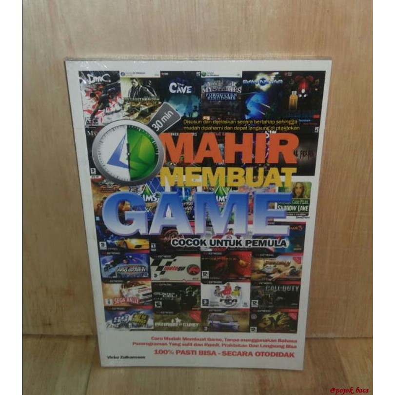 Jual buku panduan / buku cara membuat game / buku pemula pembuat game ...