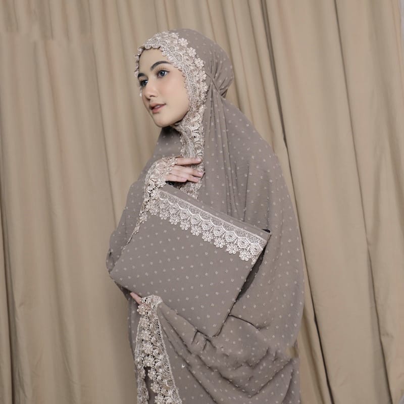 Jual Mukena Dewasa 2 in 1 Rayon Crinkle Airflow Perlengkapan Sholat ...