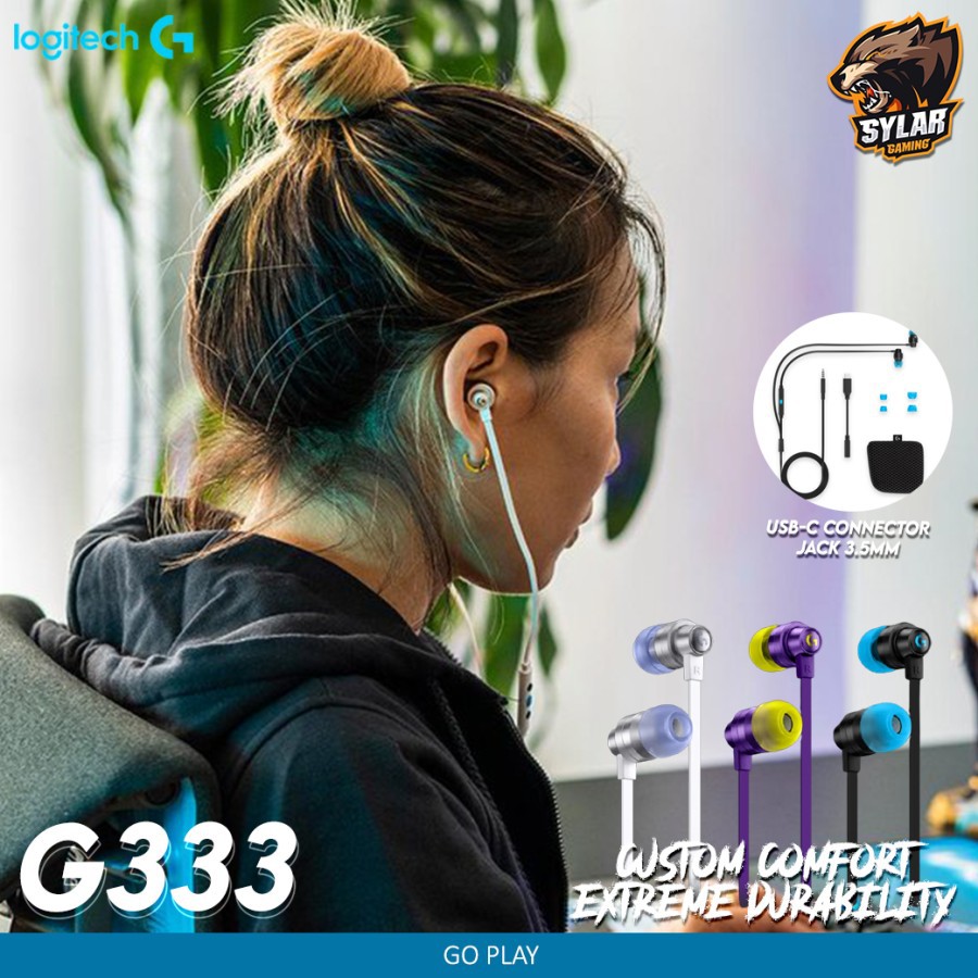 Jual Logitech G333 Gaming Earphone | Shopee Indonesia