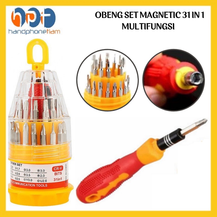 Jual Obeng Set Toolkit 31in1 Handphonetiam | Shopee Indonesia