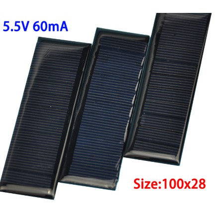 Jual SOLARCELL PANEL SURYA TENAGA MATAHARI SOLAR CELL KECIL 100x28 MINI ...