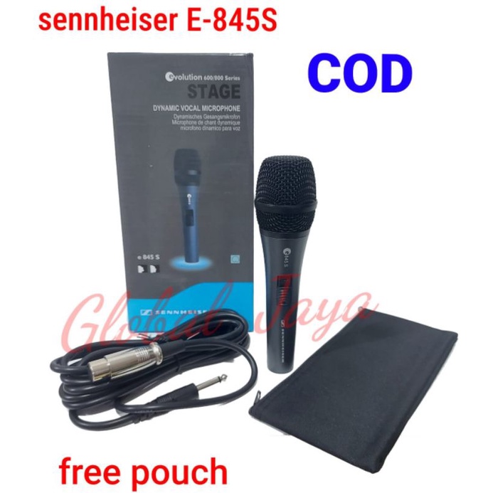 Jual FREE BUBBLE PACKING mic kabel sennheiser E845s free pouch mic ...