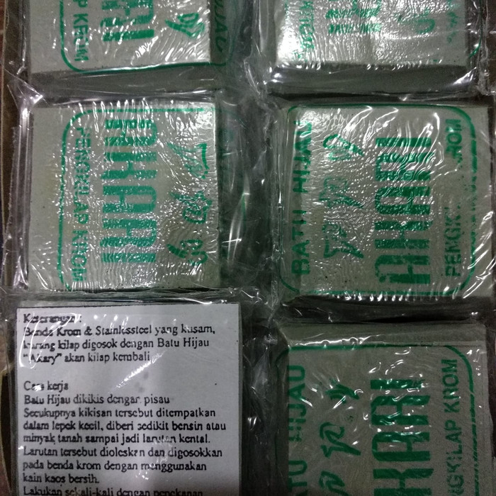 Jual batu ijo // pengkilap stainless/crom 50g Ori | Shopee Indonesia