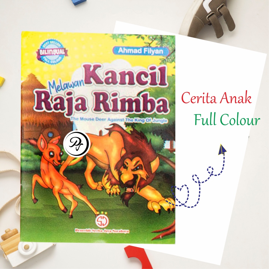 Jual pesyenku buku dongeng binatang kancil melawan raja rimba the mouse ...