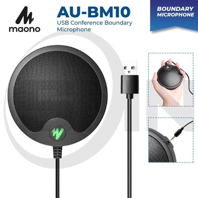 Jual MAONO AU-BM10 USB Conference Microphone Metal Boundary Desktop Mic | Shopee Indonesia