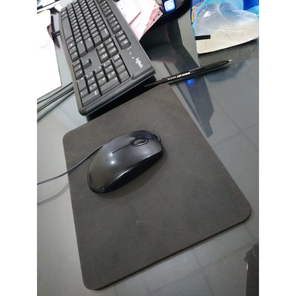 Jual MOUSE PAD POLOS ALAS MOUSE KOMPUTER STANDAR CLASSIC | Shopee Indonesia