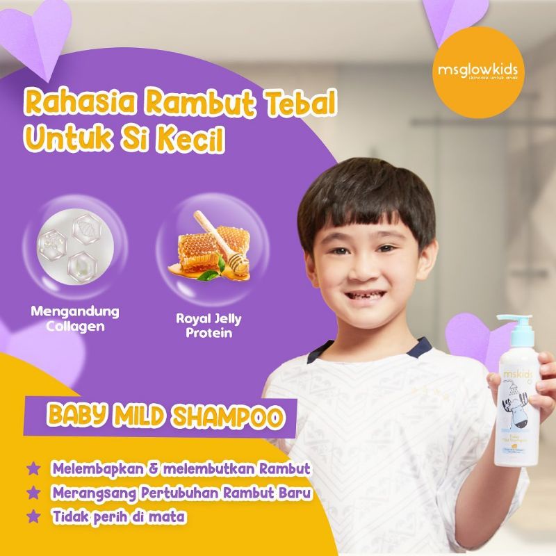 Jual baby mild shampoo ms glow (ms kids) | Shopee Indonesia