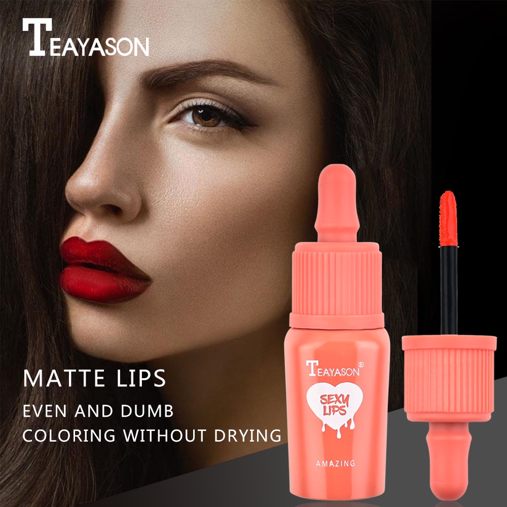Jual TEAYASON Matte Lipstick Liquid Korean Lipstik Lip Cream Lip Glaze ...
