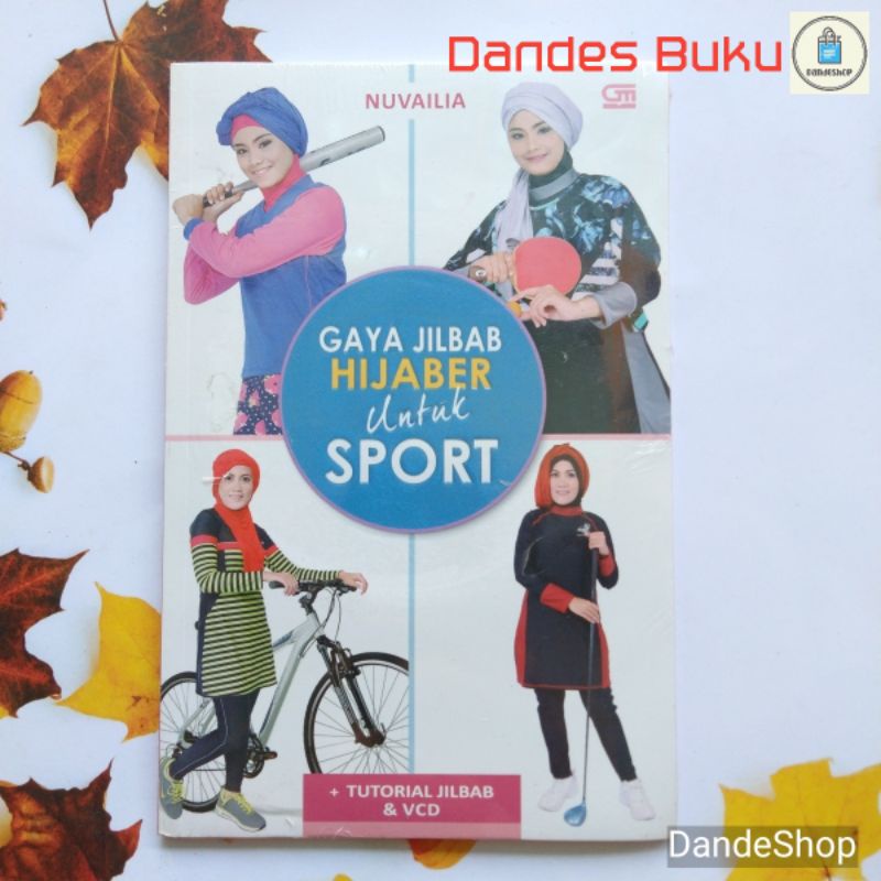 Jual Gaya Jilbab Hijaber Untuk Sport - buku tutorial hijab jilbab + VCD ...