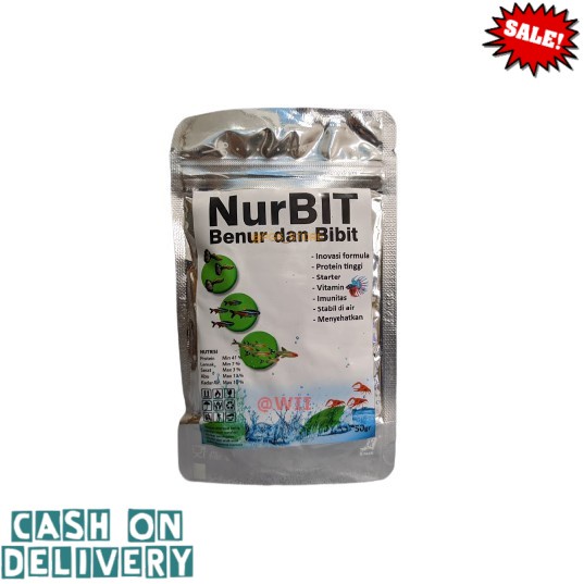 Jual NURBIT Benur Bibit Makanan Pakan Burayak Anak Ikan Hias Cupang ...