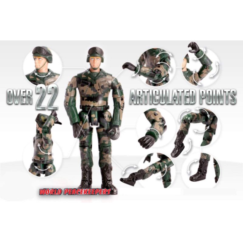 Jual UPDETE 26-02-2025 Action Figure Tentara Army World Peacekeepers Mainan tentara | Shopee ...