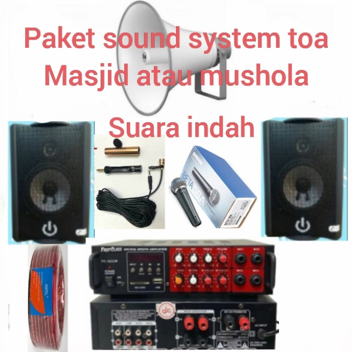 Jual paket sound system toa (masjid) | Shopee Indonesia