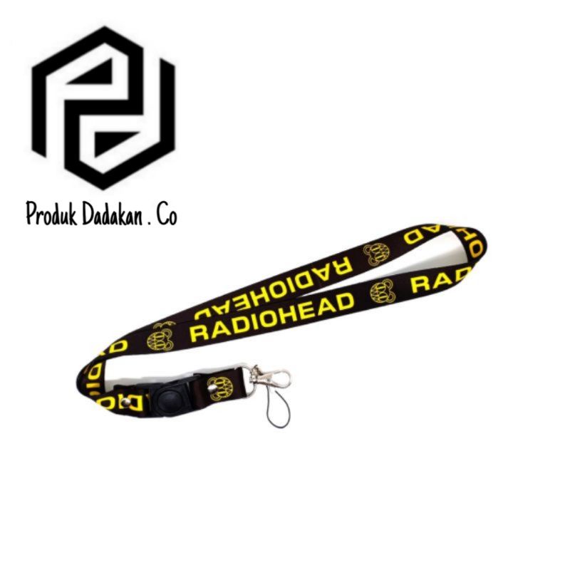 Jual lanyard gantungan RADIOHEAD band logo/kunci/tulisan/tali kartu ...