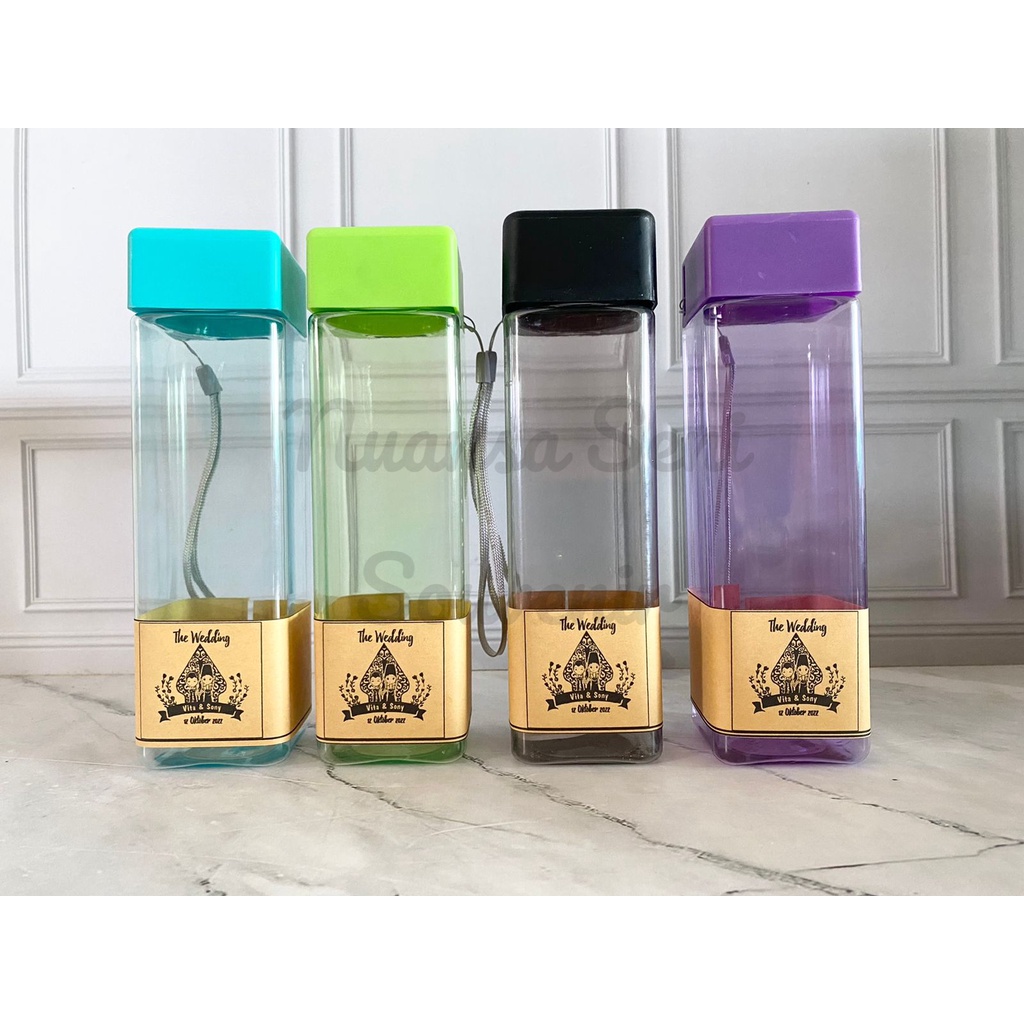 Jual Souvenir Botol Minum Botol Plastik Kotak My Bottle Botol Infused ...