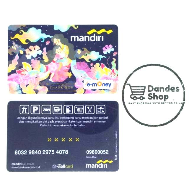 Jual e-Money e-Toll Mandiri edisi THANK YOU (limited edition) | Shopee ...