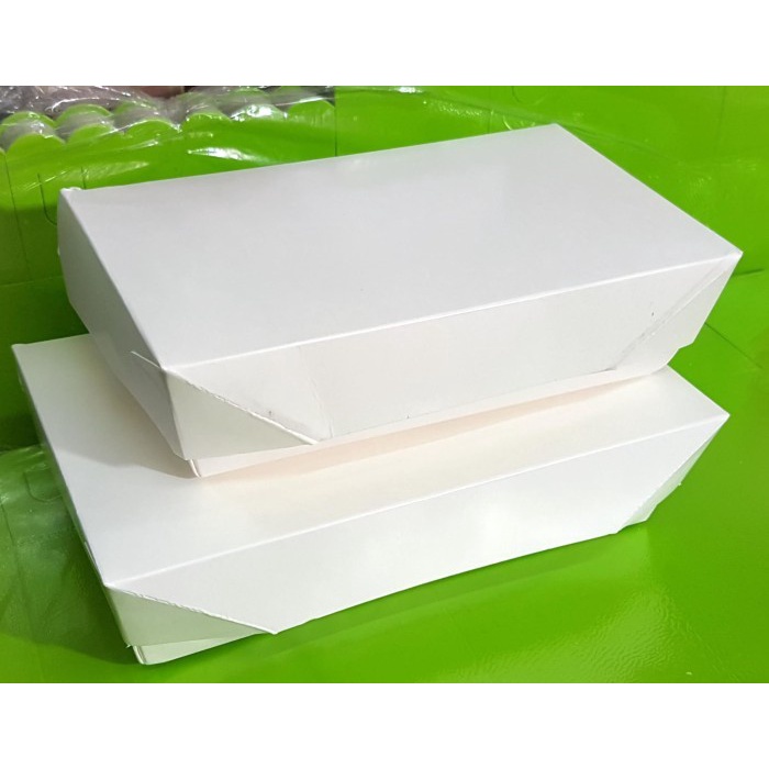 Jual Dus Fast Food Medium isi 100 pc Lunch Box Kotak Makan Kertas ...