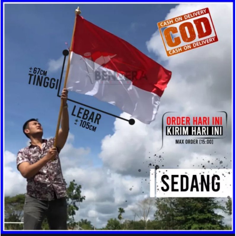 Jual BENDERA BACKGROUND GARUDA MERAH PUTIH 10 GELOMBANG/UMBUL UMBUL BENDERA GELOMBANG | Shopee ...