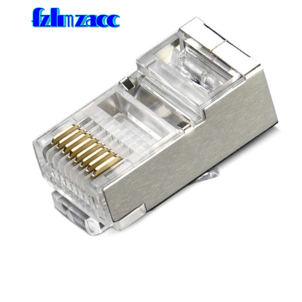 Jual RJ45 Konektor RJ45 Cat 6 Besi Connector Lan RJ 45 CAT6 Metal Iron 1pcs | Shopee Indonesia