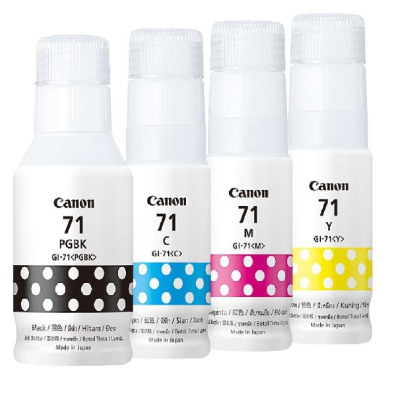 Jual (ORIGINAL) Canon Ink Bottle GI 71 Black | Shopee Indonesia