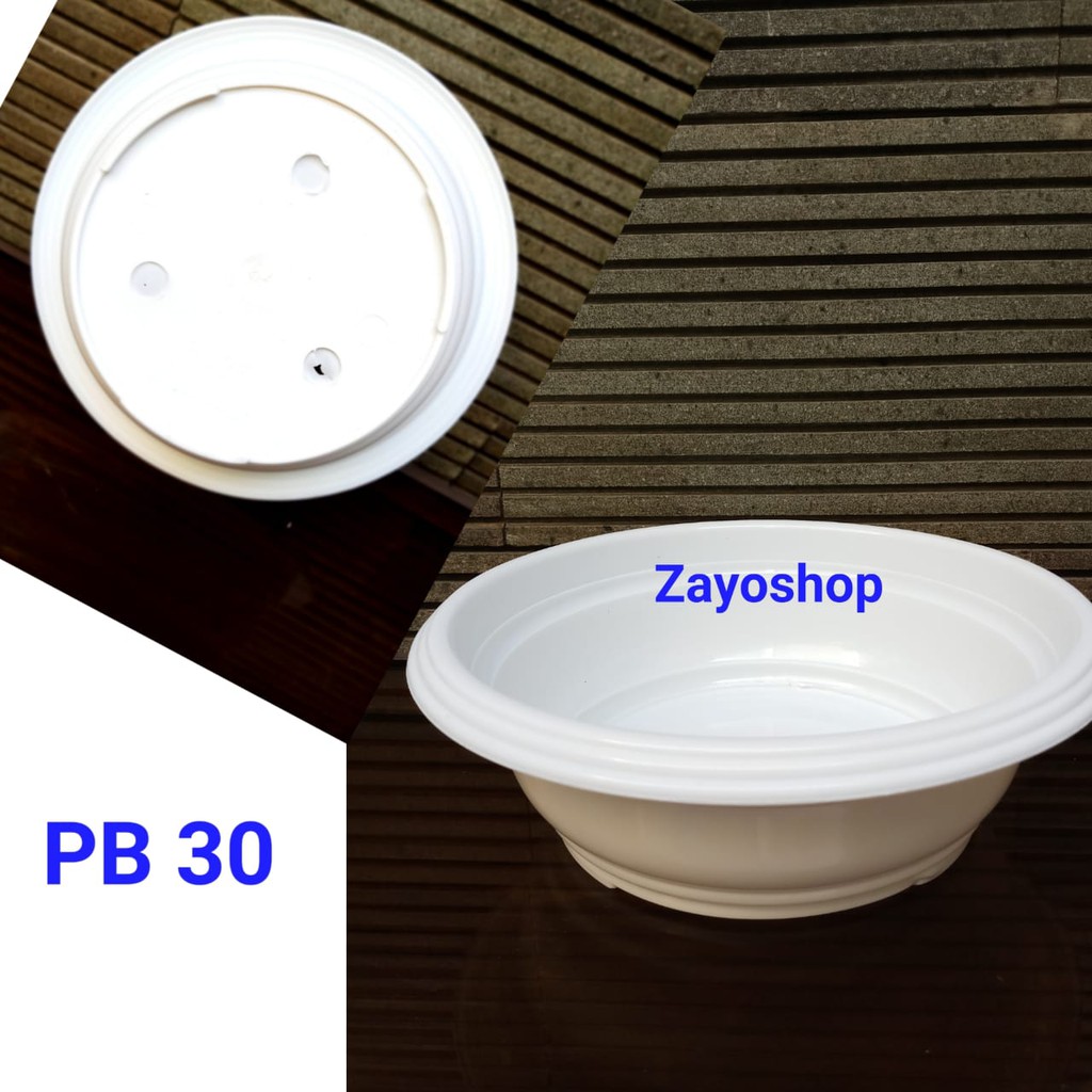 Jual POT GBL BONSAI 30 PUTIH - POT BUNGA 30 - POT BUNGA PUTIH | Shopee ...