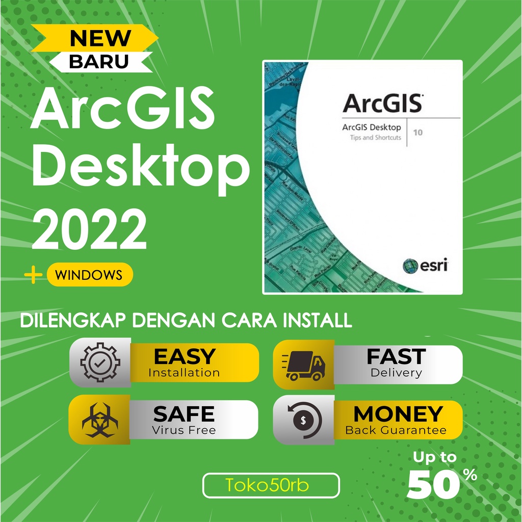 Jual ESRI ArcGIS Desktop 10 Full Version | Shopee Indonesia
